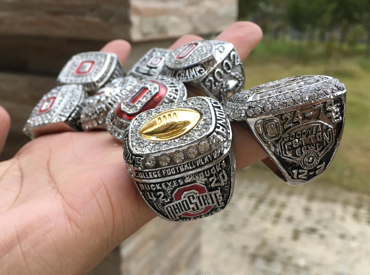 Ohio State National Team Champions Championship East West Ring Setting ...