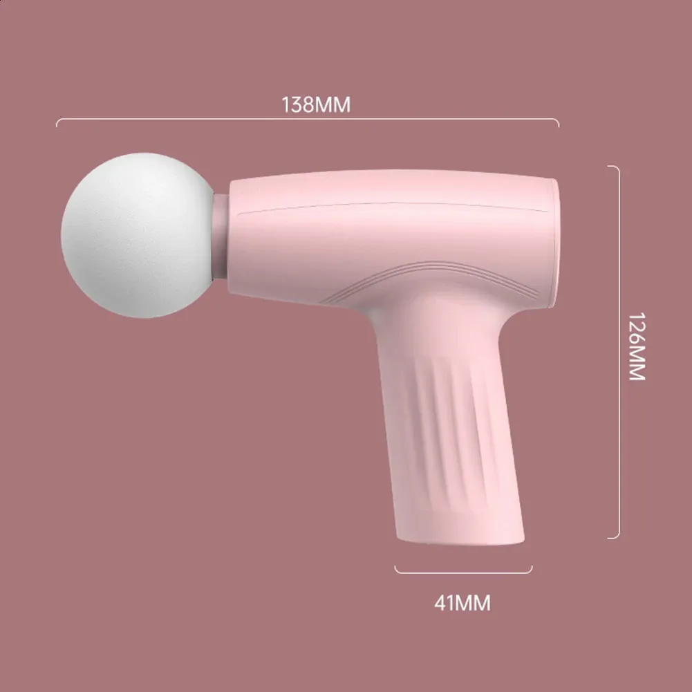 Muscle Mini Pink Massage Gun Deep Tissue Handheld Massage Gun Therapy ...