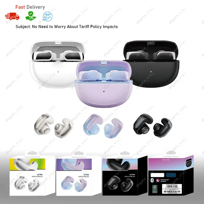 Wireless BS Ultra Open Headphones TWS Bluetooth Earphones Hanging Ear V12 Noise Reduction Space ...