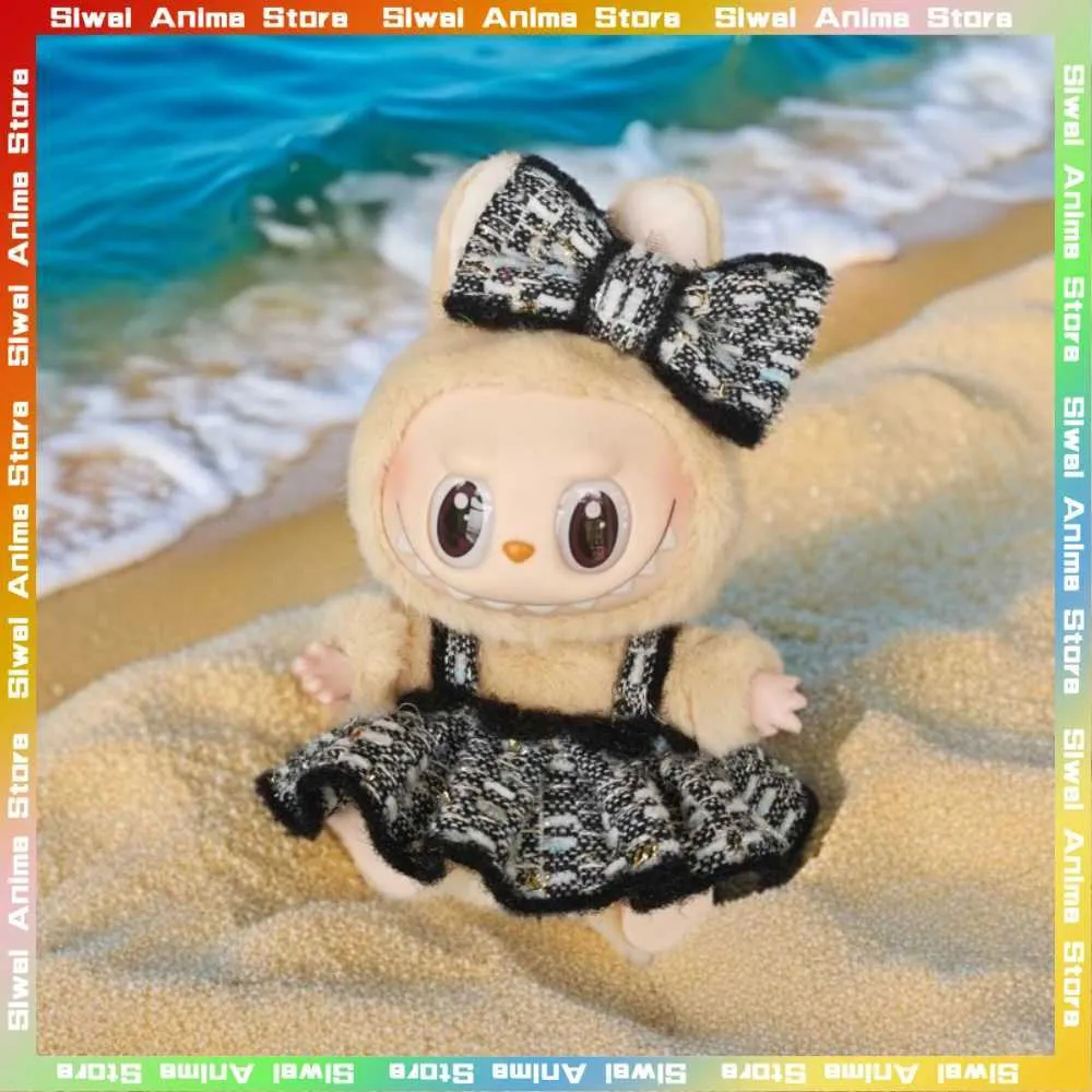 Labubu V1 V2 Dress Up Maternity Clothes 17cm Kaii Labububus Skirt With ...