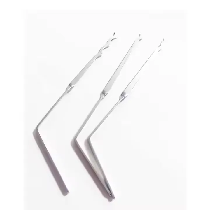 Stainless Steel Rakes EDC Mini Lock Pick Hook Lockpicking Locksmith ...