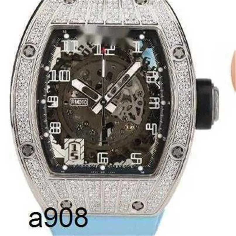 Luxury Men's Diamond Diamond Watch Super Clone Series For Business And ...