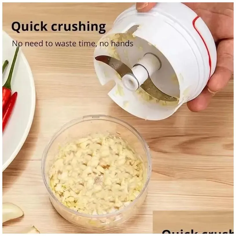 Multifunctional Manual Garlic Twist Grinder And Press Chopper For Fruit ...