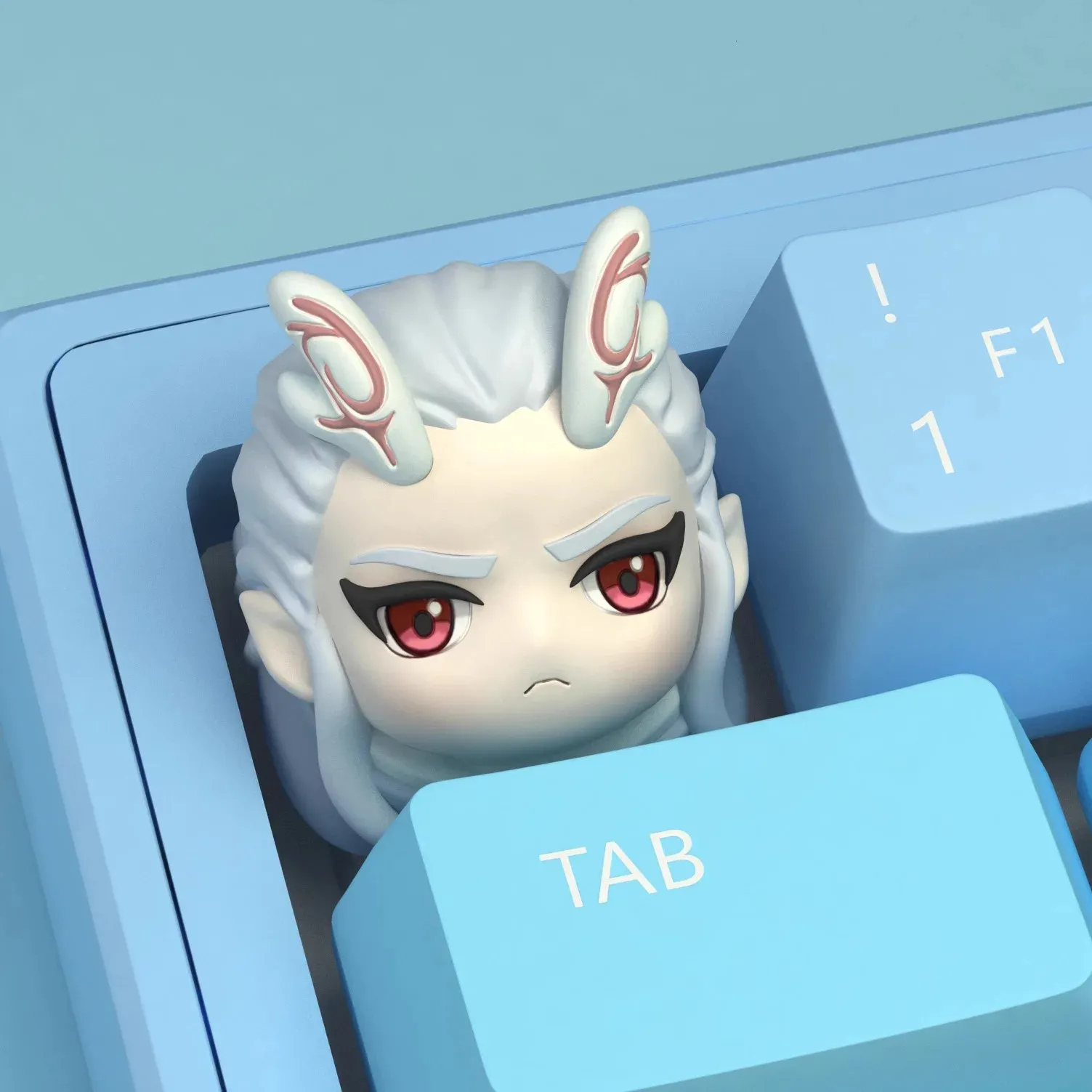 Nezha & Aobing Resin Keycap - Custom Anime Mechanical Keyboard ...