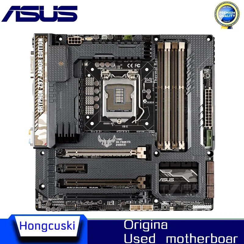 ASUS GRYPHON Z97 ARMOR EDITION Asus Tuf Gaming Motherboard Socket LGA ...