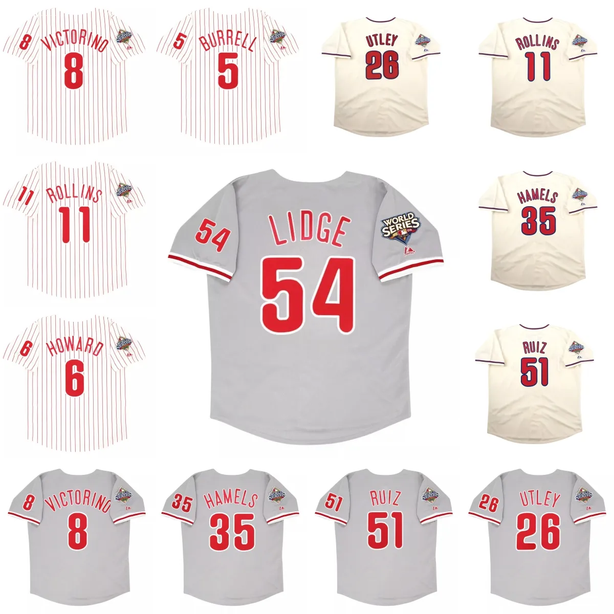 Vintage Baseball Jersey: Retro Phillies Style Customize Any Name ...