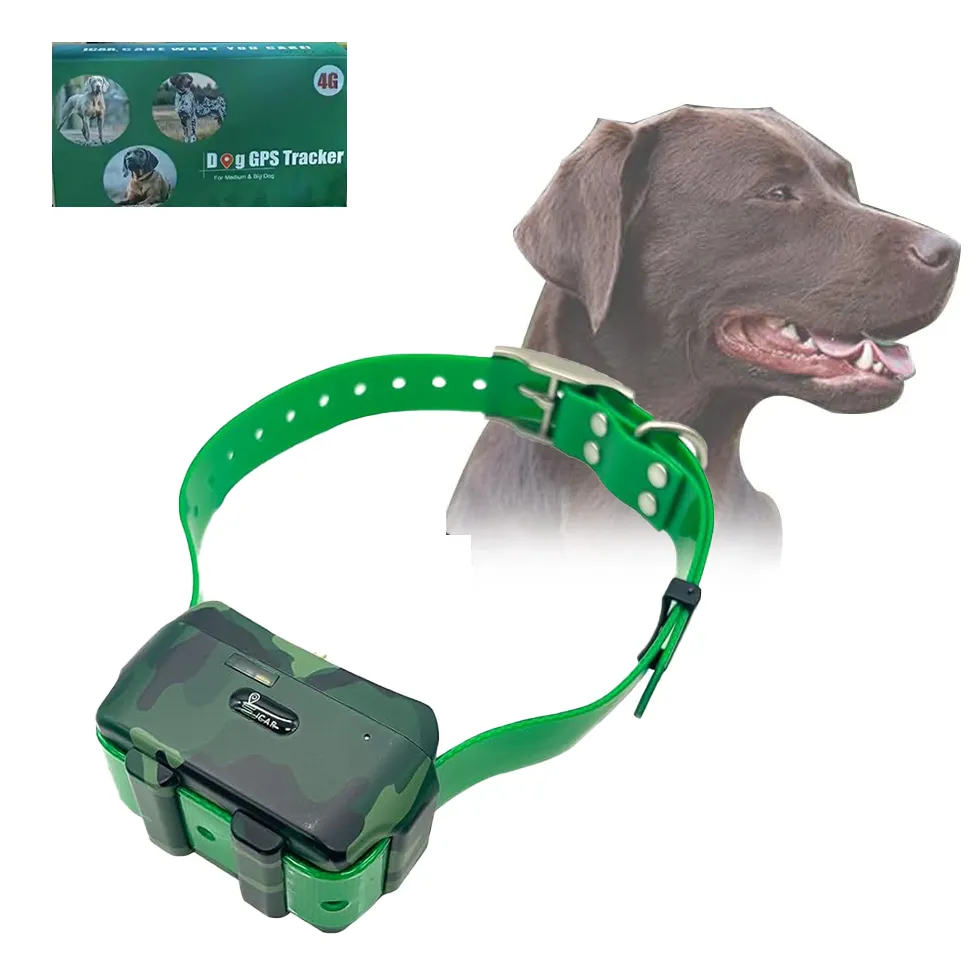 4G GPS Dog Tracker for Hunting Dogs, Cows, Sheep with 4000 mAh Battery ...