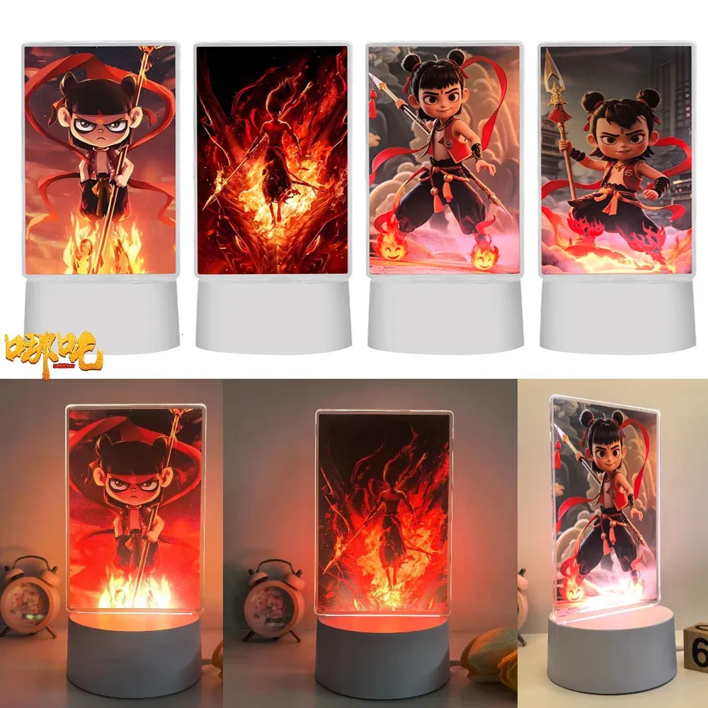 Cartoon Character LED Night Light Warm Decorative Gift For Kids' Room ...