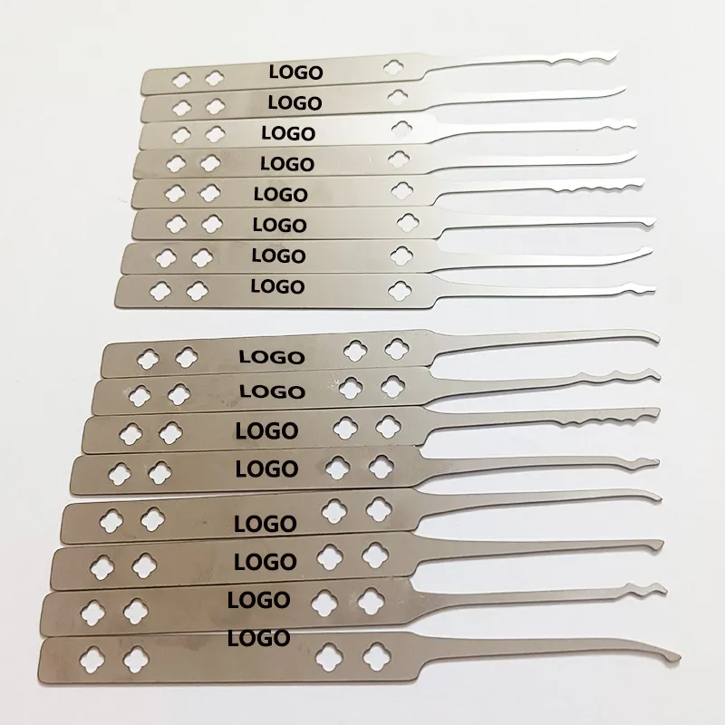 Lock Pick Set: Stainless Steel Lockpicks With 5 Tension Tools ...