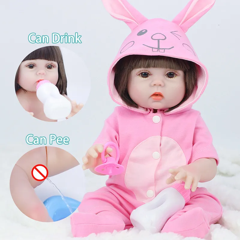 Simulation Vinyl Doll Girl 53cm Realistic Playhouse... From Toys1995 ...