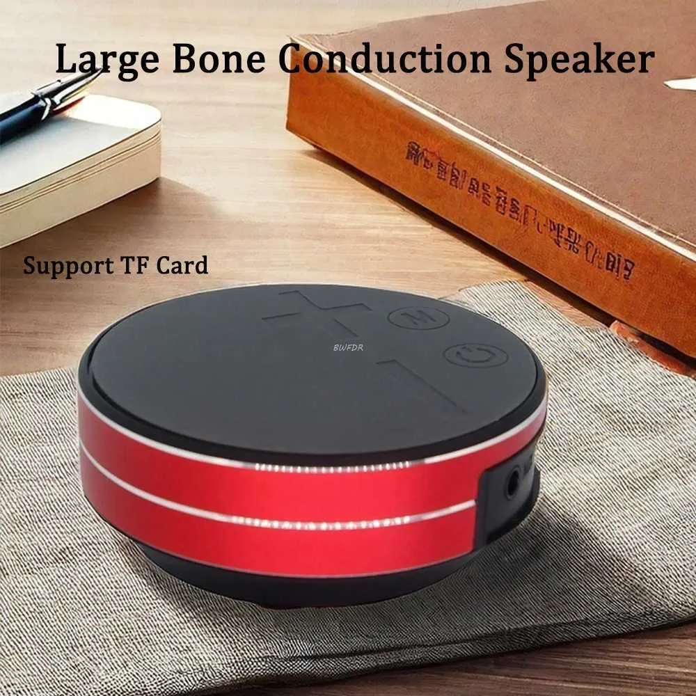 Hot Large Bone Conduction Wireless Speakers TWS Stereo Dual Sound With ...