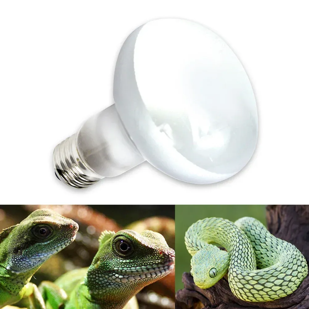 Lizard Heat Lamp UVA UVB Reptile Bulb With Temperature Controller 25 ...
