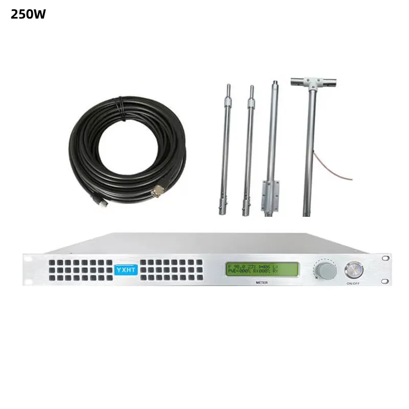 FM Radio Station Transmitter With Antenna And Cable ... From Yxht ...