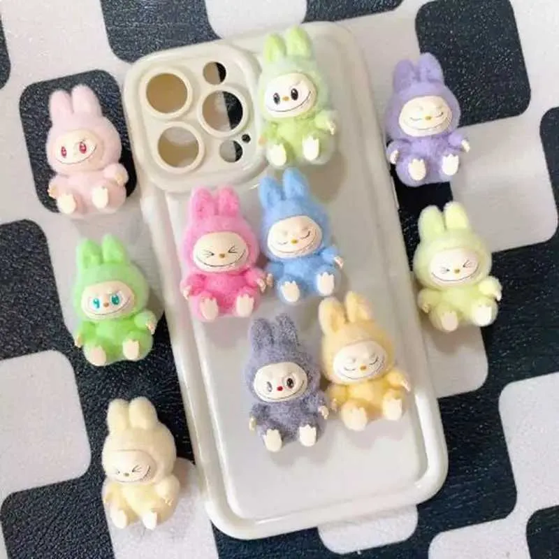 Mini Labubu Doll Set: Cute Sitting Posture Action Figure Collection ...