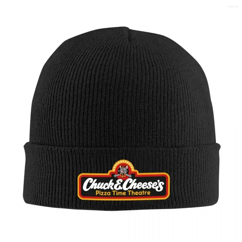Chunky Chuck E Cheese Logo Knitted Pathfinders Beret Warm And ...