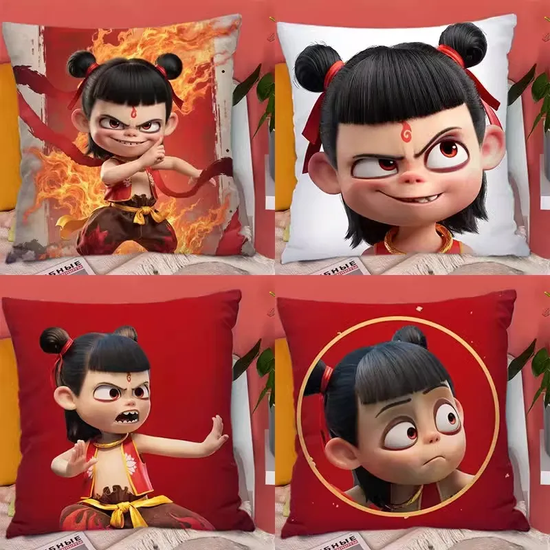 Ne Zha Double Sided Pattern Custom Twin Z Pillow Cover Demon Child ...