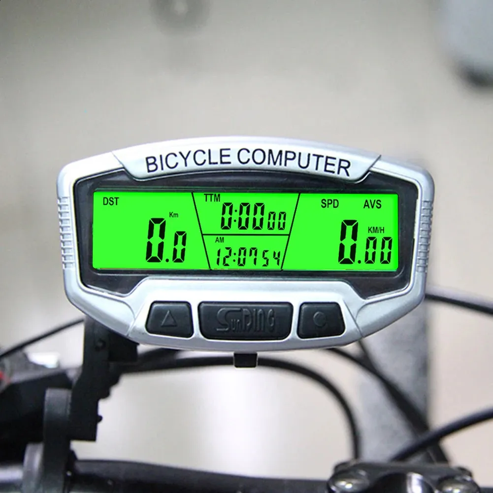 LCD Wired Computer Bicycle Digital Bike Backlight Code Table ...