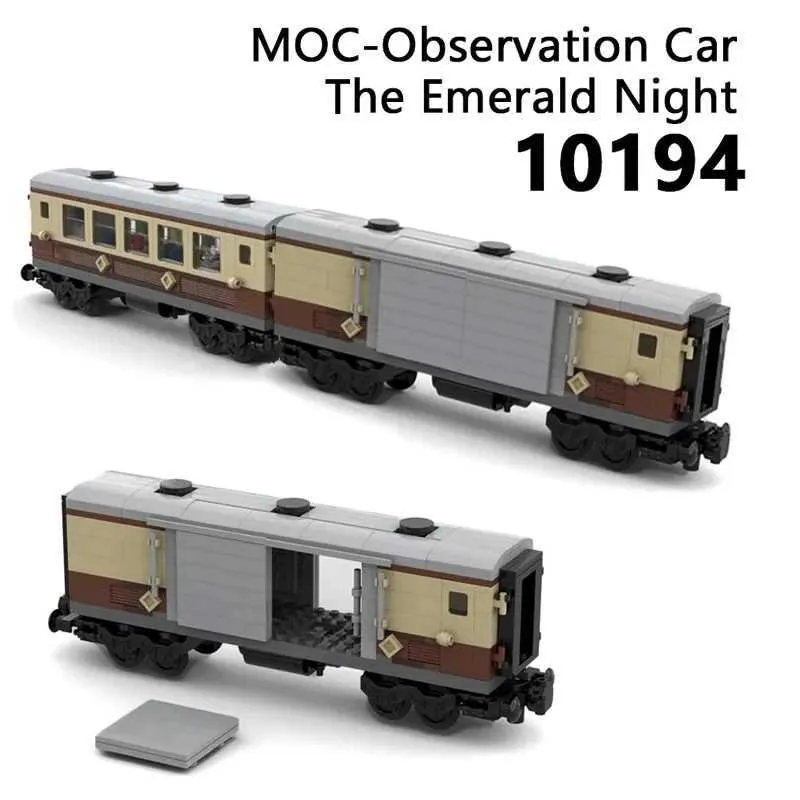 Emerald Night Train Cabin Moc Building Blocks Set MOC Ci Car Carriage ...