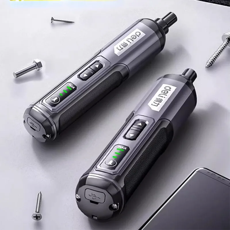 Mini Electric Screwdriver Set USB Rechargeable Cordless Power ...