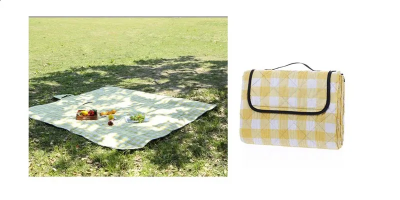 Picnic Mat 200 x 200 CM, Waterproof, Moisture-Proof, Foldable Camping ...