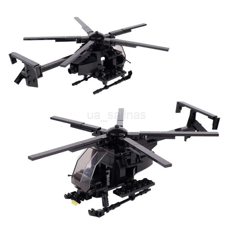 US MH 6 Little Bird Building Blocks Helicopter Modern Military Inspired ...
