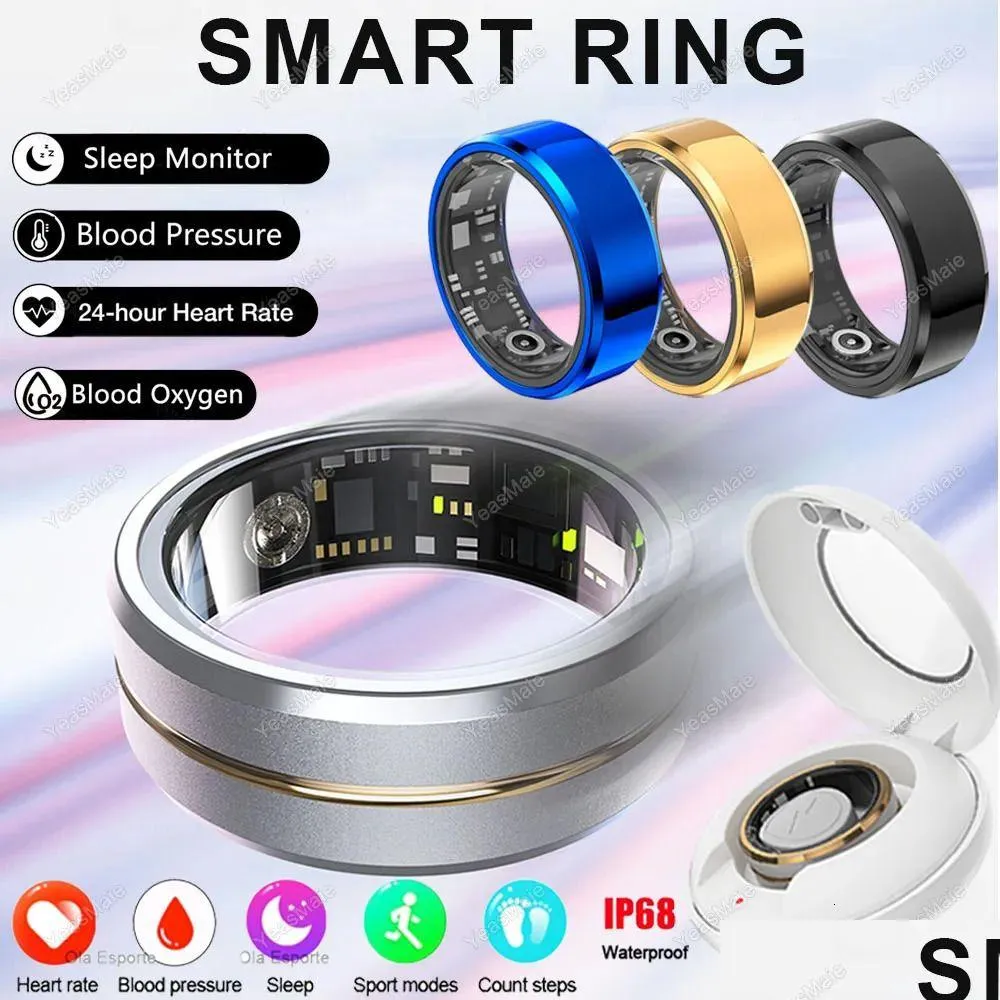 Military Grade Steel Nfc Multifunctional Smart Ring For Women IP68 ...