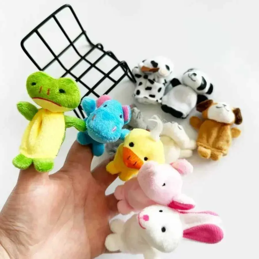 Cartoon Animal Finger Animal Finger Puppets 1/5/10 Inch Storytelling ...