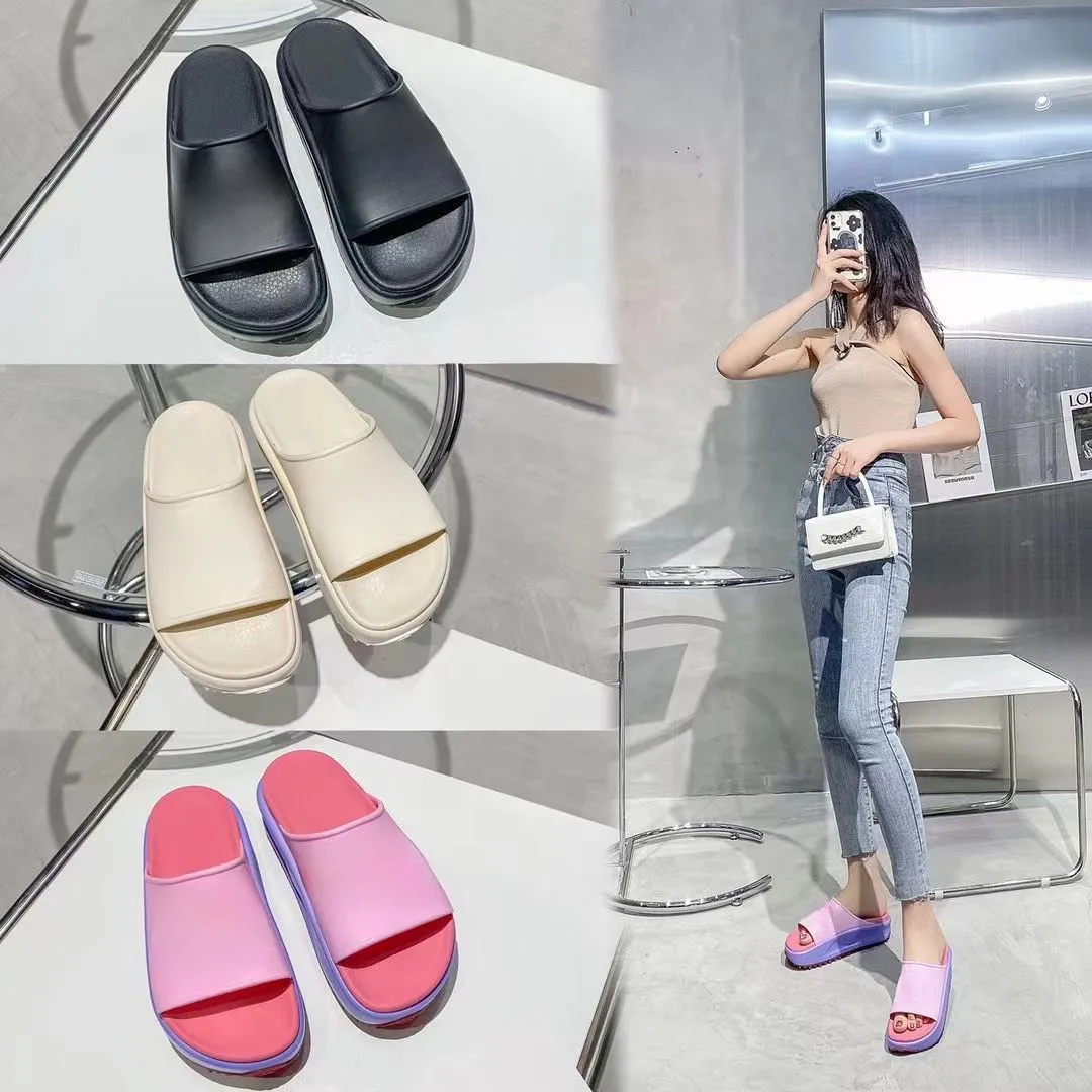 Designer Womens Slippers Rubber Embossed Thick Sole... From Womenshoe_1 ...