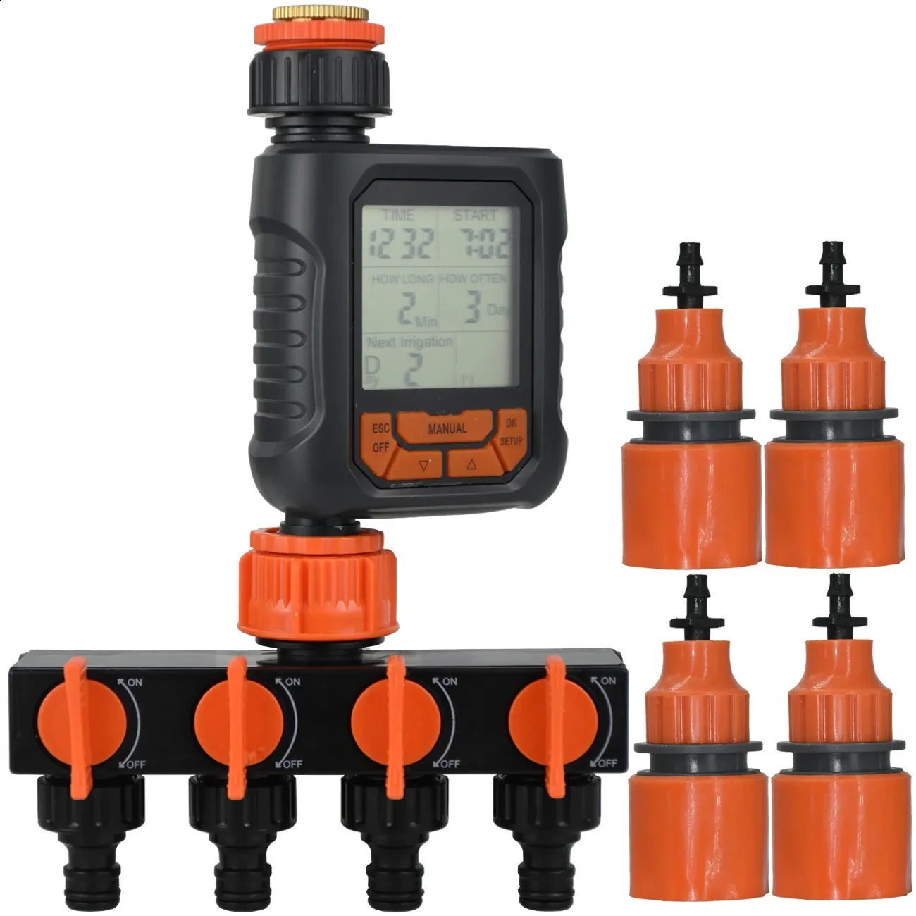 Programmable Digital Garden Sprinkler Digital Irrigation Timer IP65 ...