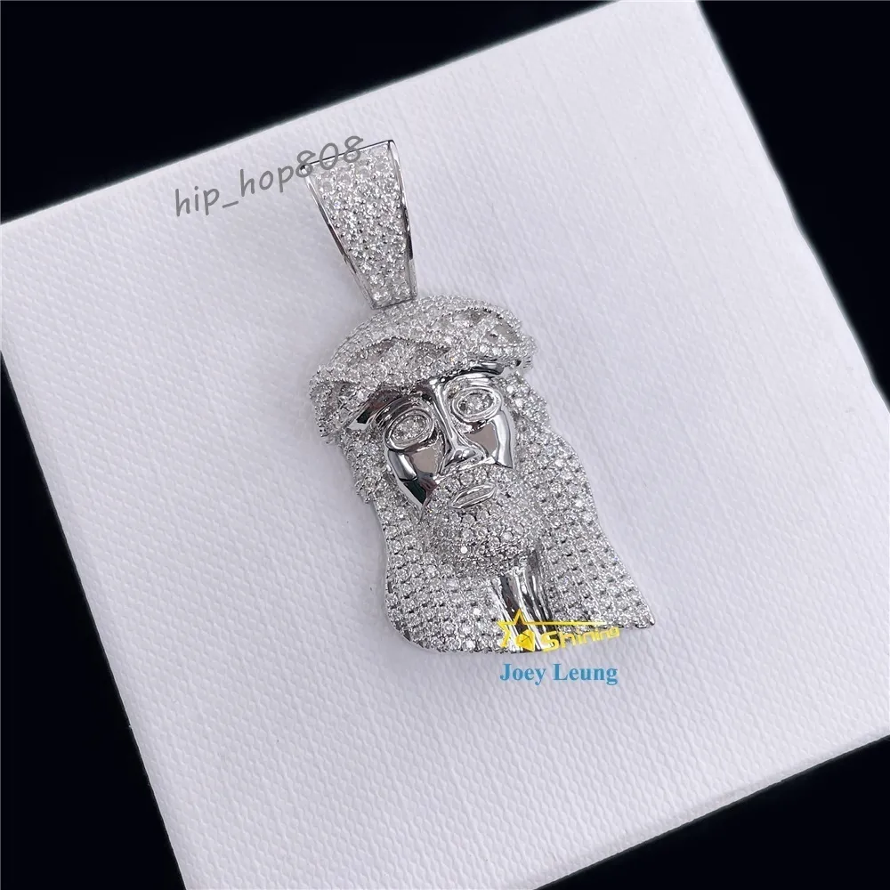 925 Sterling Silver VVS Diamond Moissanite Luxury Iced Out Jewelry ...