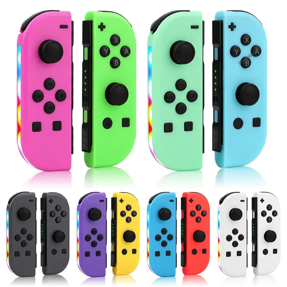 New RGB Joy-Pad Wireless Bluetooth Gamepad Joystick Controller Joycons ...