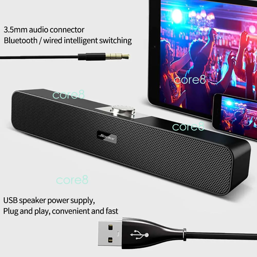 NEW Home Theater Sound System Bluetooth Compatible Wired Speaker ...