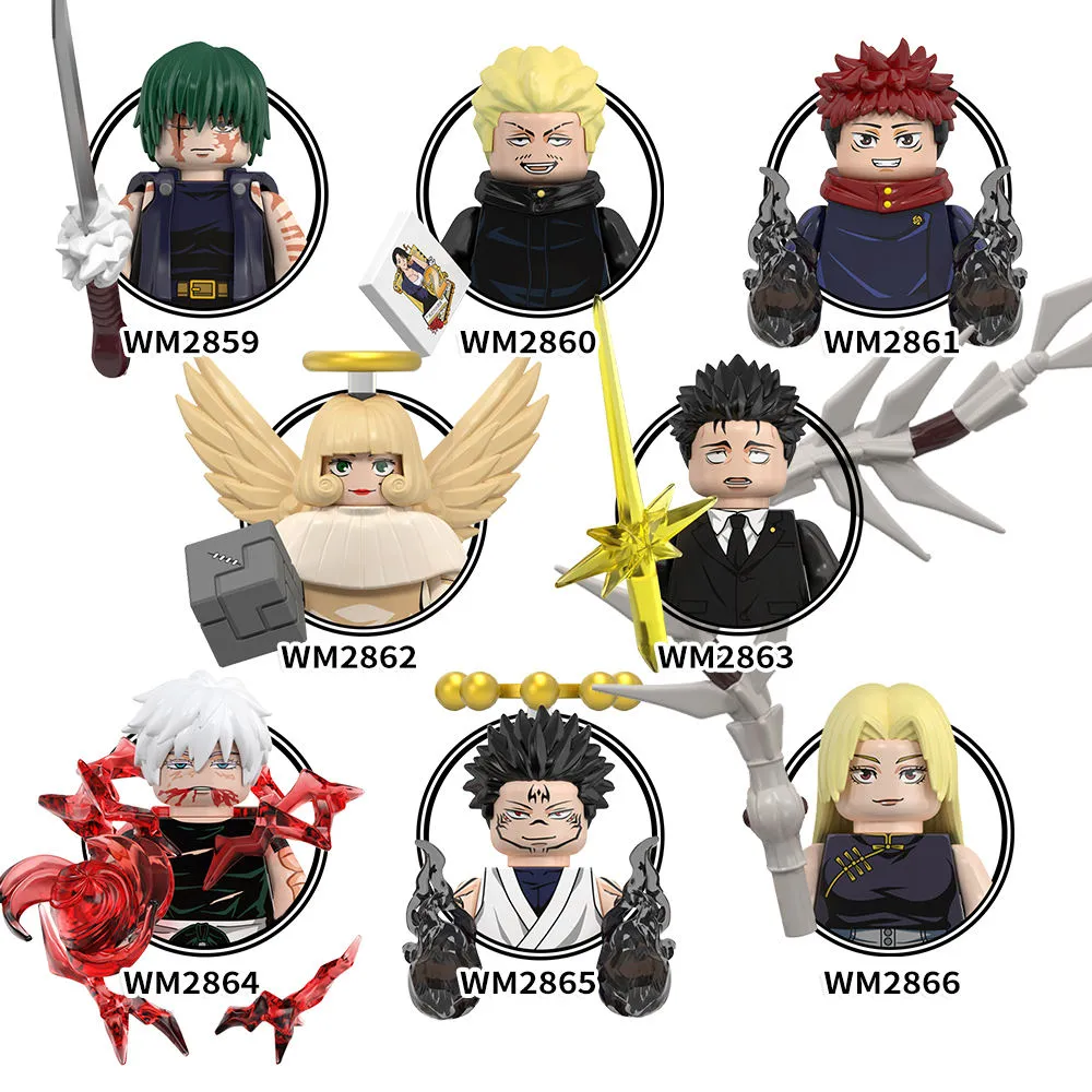 Jujutsu Kaisen Zenin Maki Hakari Kinji Mini Naruto Mini Figures With ...