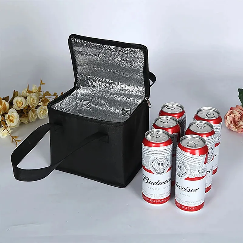 Insulated Portable Sublimation Cooler Bag And Beer Delivery Bag Folding Insulation Picnic Ice ...