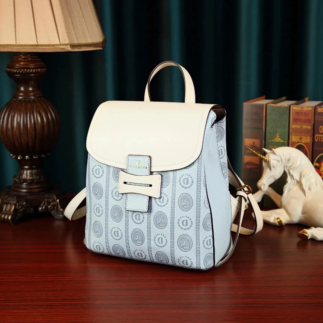 New Morandi Blue Luxury Fashion Small Leather... From Bag111cc, $43.91 ...