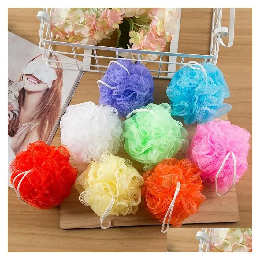 Exfoliating Sponge Set - Body Scrub Sponge & Mesh Bath Sponges for ...