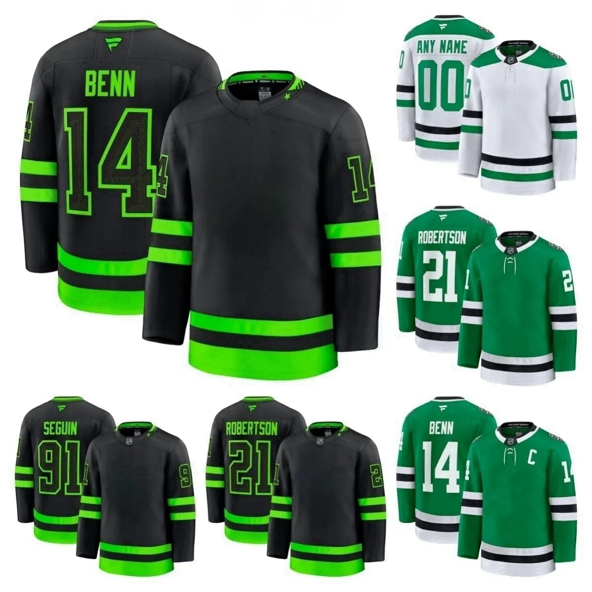 Stars Hockey Jerseys Mavrik Bourque, Esa Lindell,... From Gattuso04 ...
