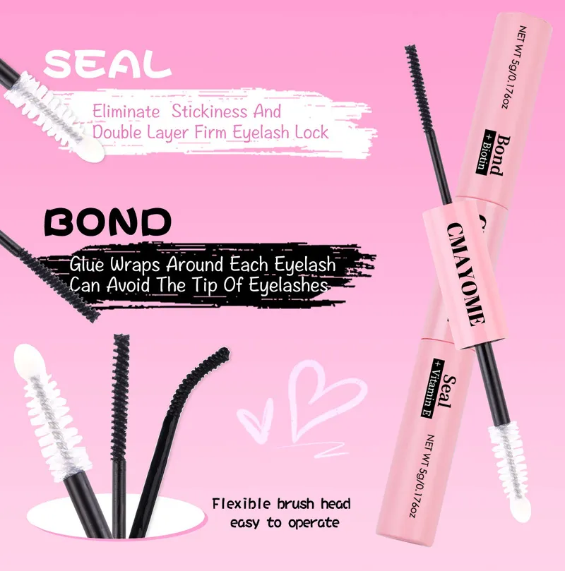 DIY Individual Eyelashes 640 Clusters Synthetic Hair Cluster False ...