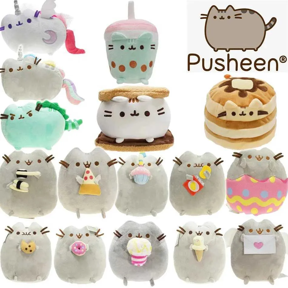 Multiple Pusheen Plush Throw Pillows Cute Home Bedroom Cartoon Stuffed ...