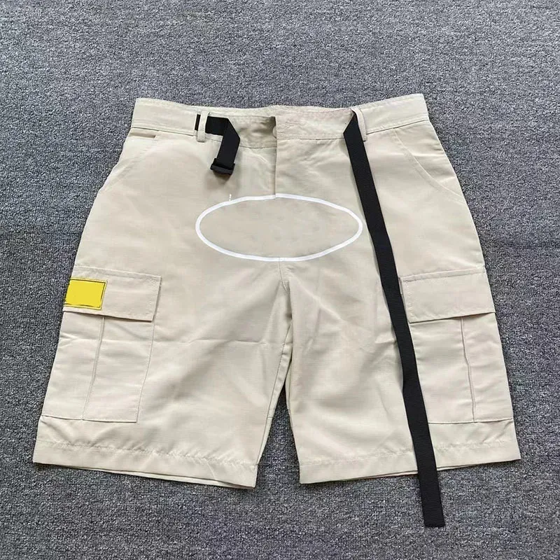 Cortezily Y2K Star Designer Khaki Cargo Shorts Baggy Demon Graphic ...
