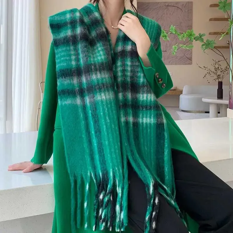 Winter Shawl Leopard Print Scarf: Thick Cashmere Feel, Luxurious ...