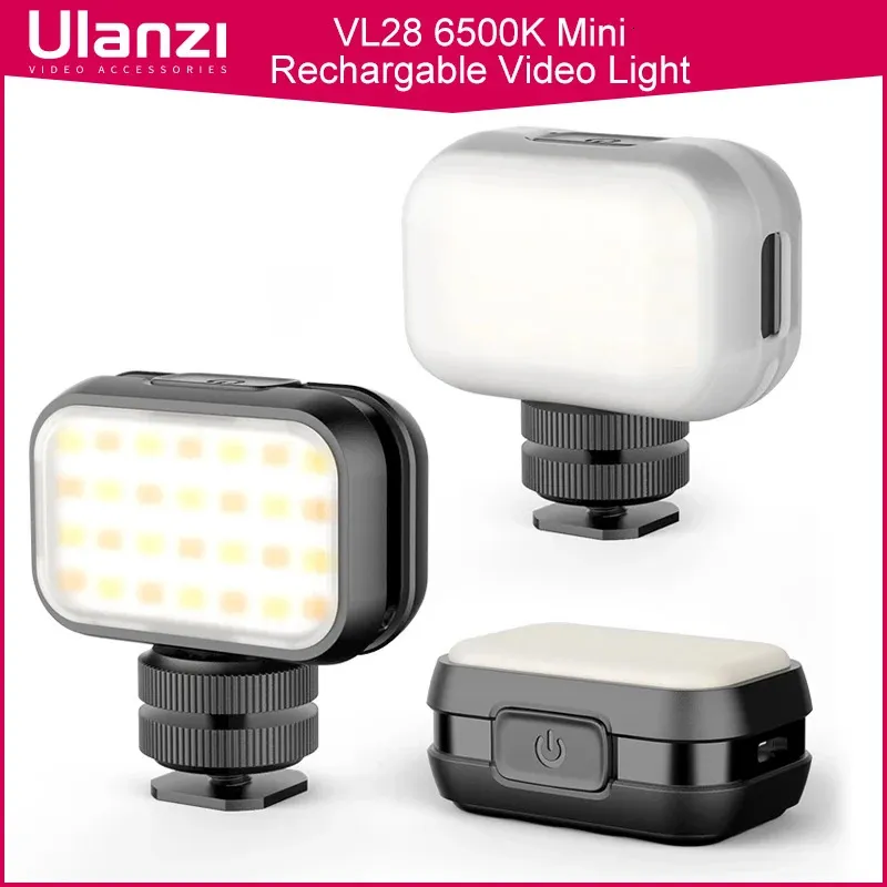 Ulanzi VL28 6500K Ultra Mini Rechargeable LED Ulanzi Led Video Light ...