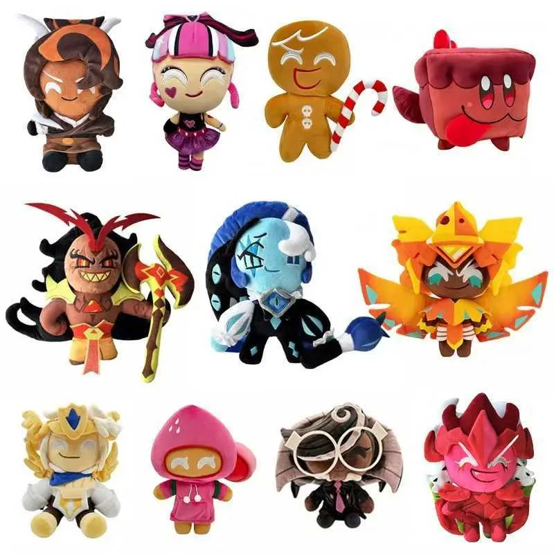 Shadow Milk Cookie Run Gingerbrave Plush 25CM Cartoon Game Peripherals ...