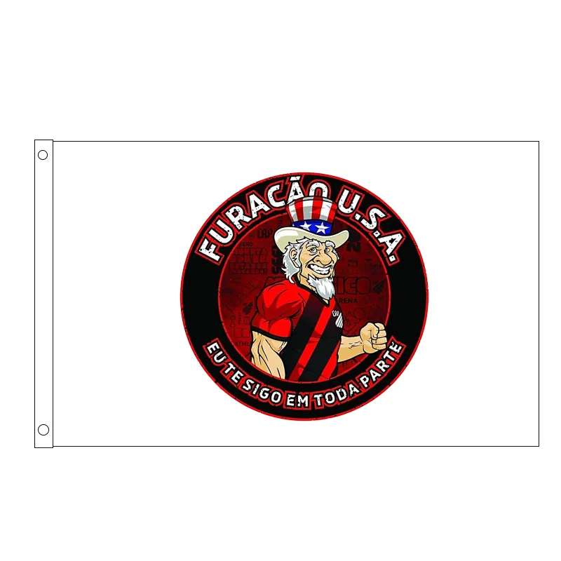 3x5ft Custom Made Furacao USA Flag Welcome Party Festival Banners, 100D ...