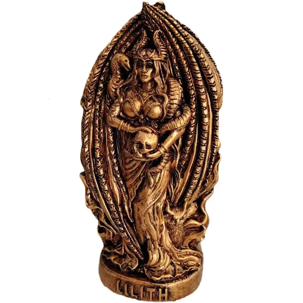Lilith Resin Statue: Gothic Sculpture Inspired By Norwegian Mythology ...