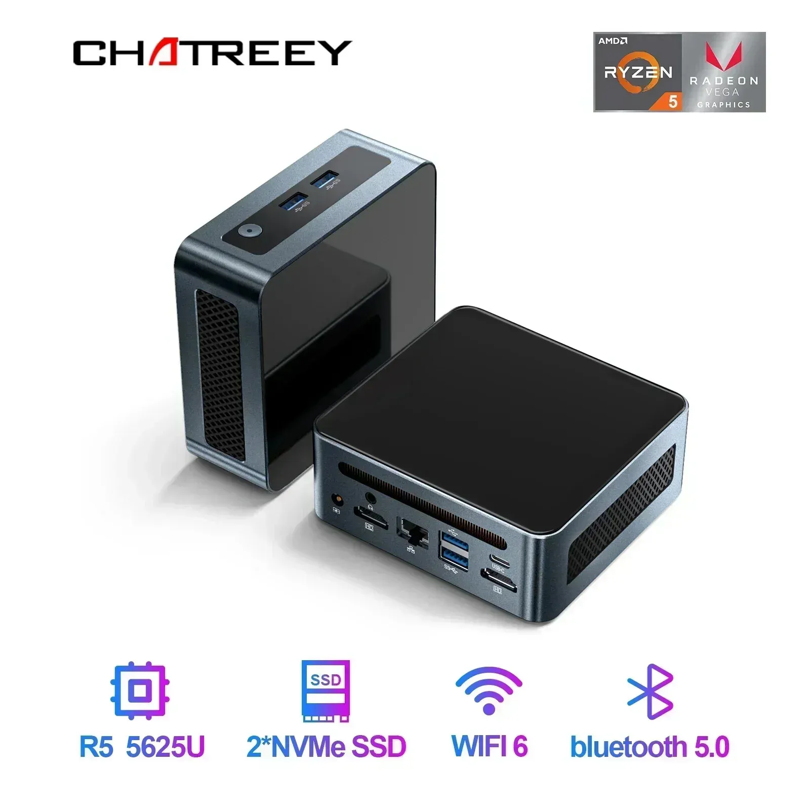 Compact Desktop Computer, High Speed Mini PC With Wireless Connectivity ...