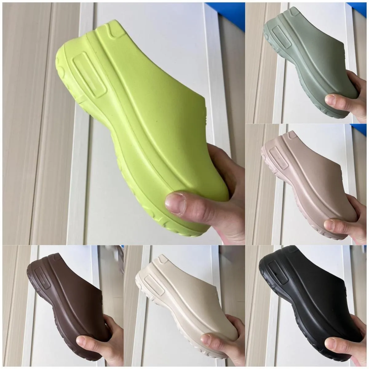 Adifom Stan Smith Mule Chef Rain Shoes Women's Platform Slides In Lucid ...