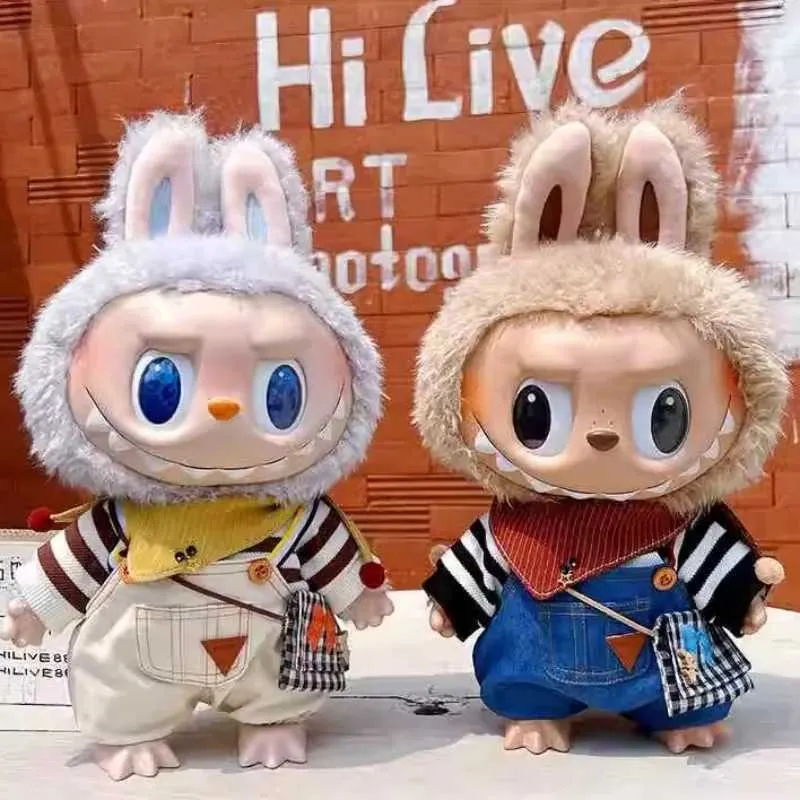 Labubu Fall In Wild 20cm Plush Doll Clothes And Shirt Set 37 40cm Doll ...