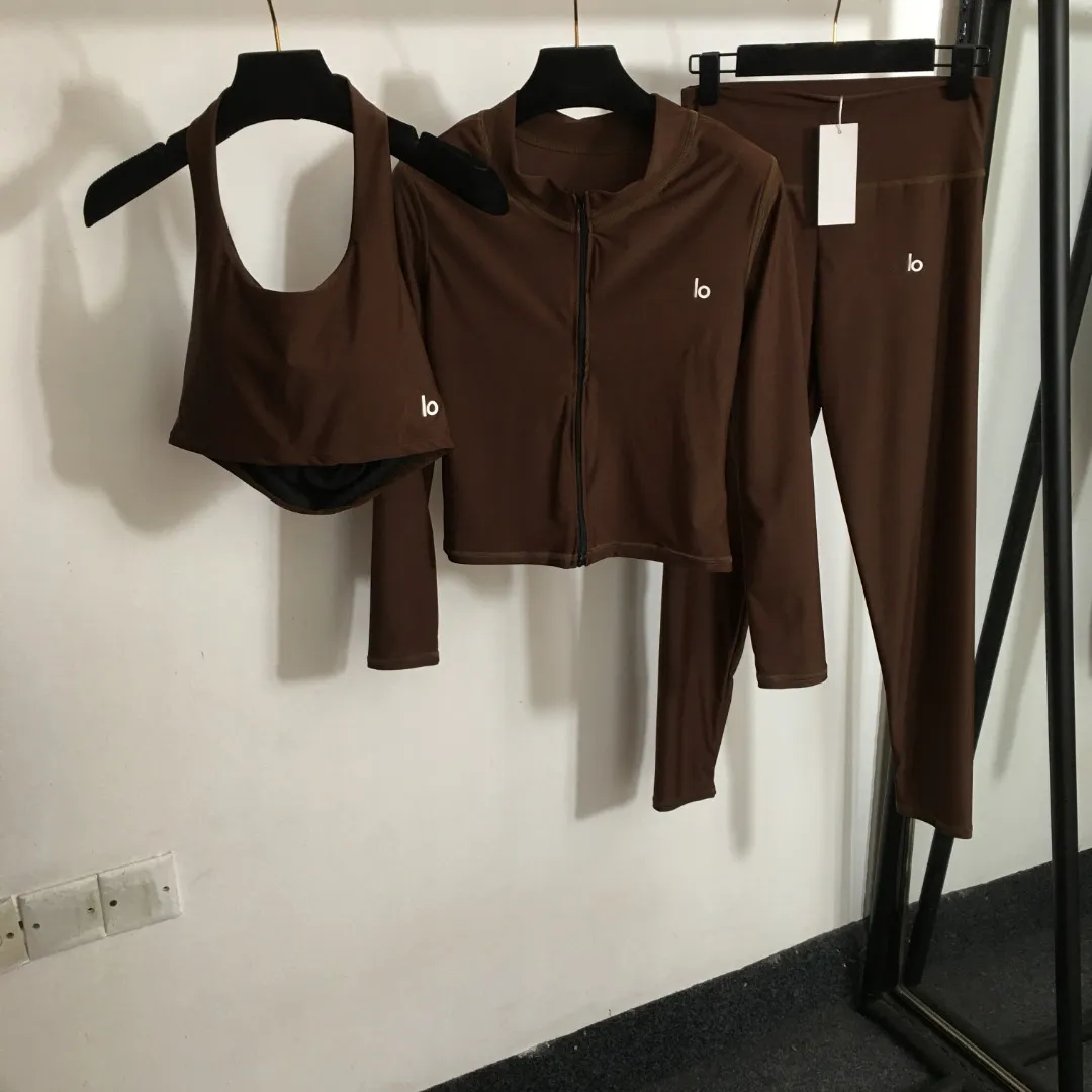 Womens designer tracksuit set summer two-piece cotton blend hooded zip ...