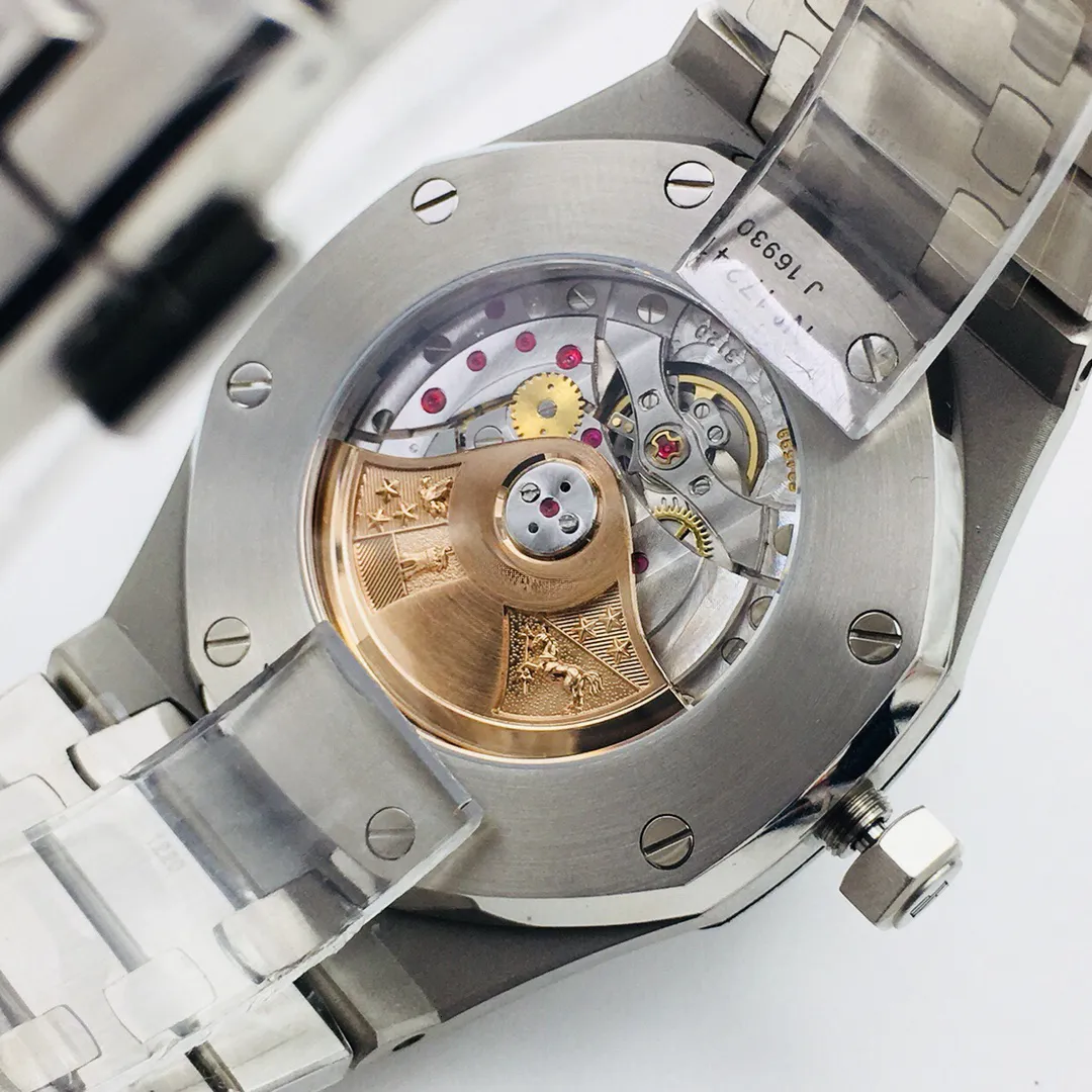 Mens Automatic Wristwatch 41mm Stainless Steel Mechanical Hand-Winding ...